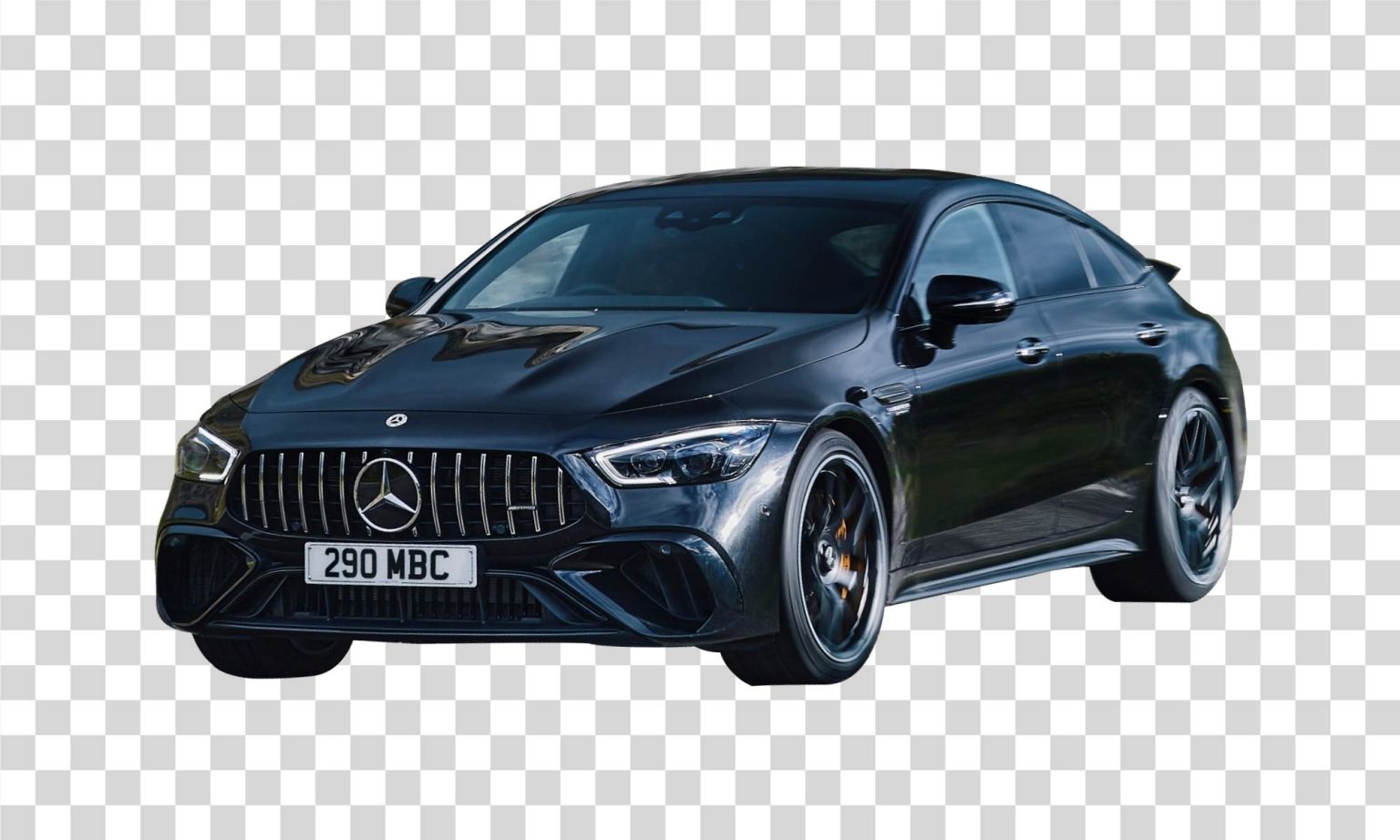 Mercedes Benz AMG GT Black Series car, transparent PNG image – PNG Download